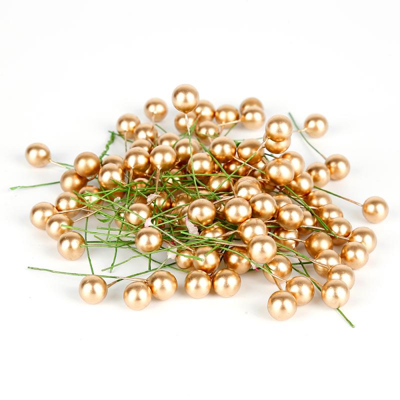 50/100Pcs Kunstmatige Hulst Bessen Vivid Red Holly... – Vicedeal