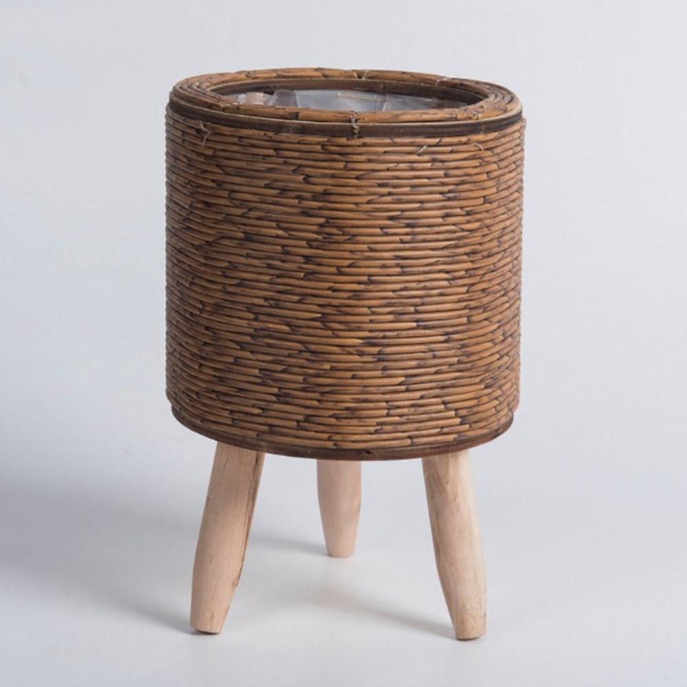 Rattan Woven Flower Pot Flower Planters With Remov... – Grandado