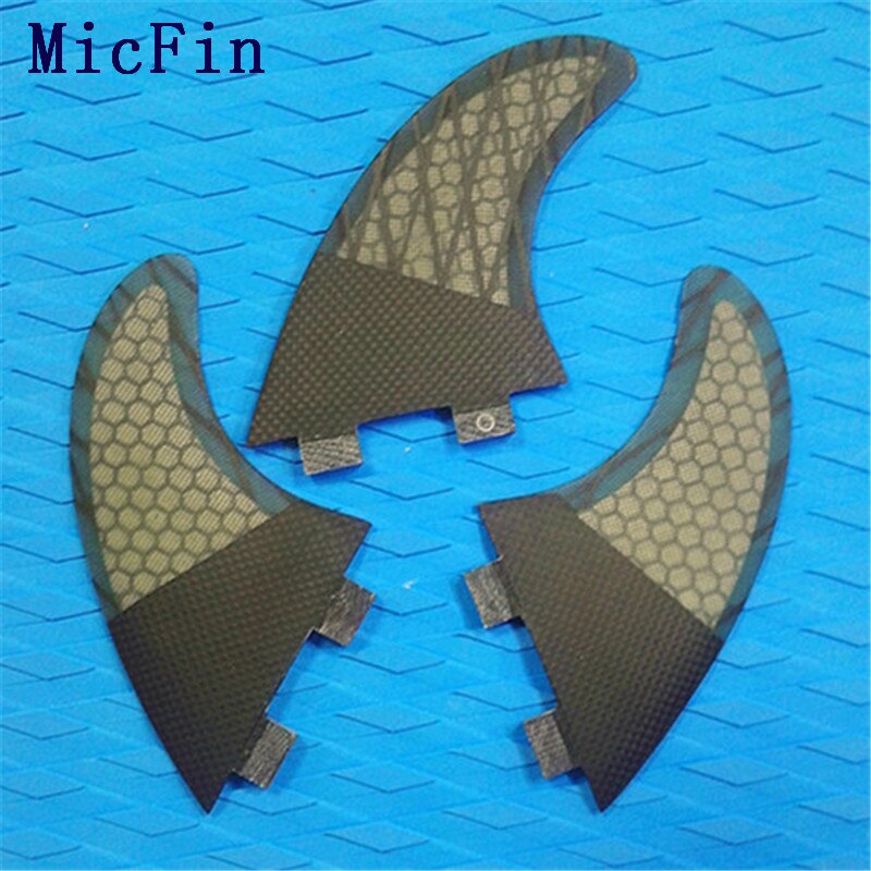 Micfin FCS G5 Fin Surf fiberglass Honeycomb carbon... – Vicedeal