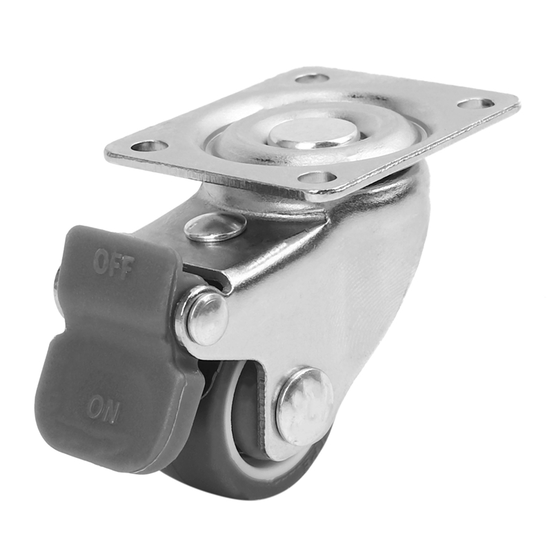 12 Pack 1 Inch Low Profile Casters Wheels Soft Rub... – Vicedeal