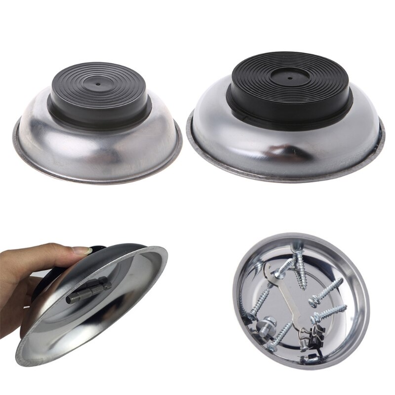 Round Magnetic Parts Tray Bowl Dish Stainless Stee... – Vicedeal