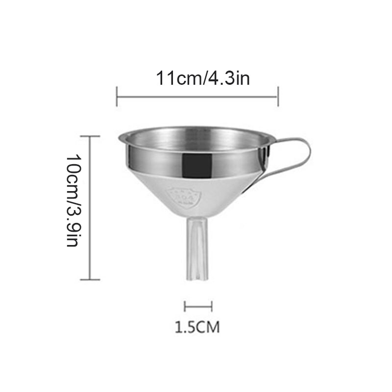 Roestvrijstalen Keuken Olie Vloeistof Trechter Met... – Grandado