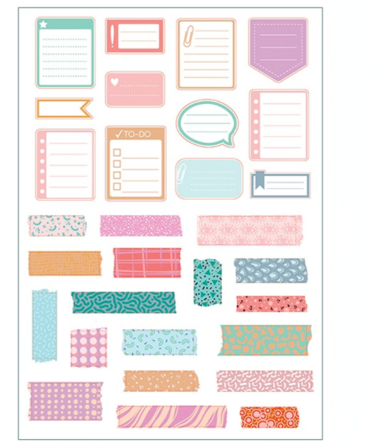 12/18/30PCS Planner Paper Stickers Tab DIY Diary B... – Vicedeal