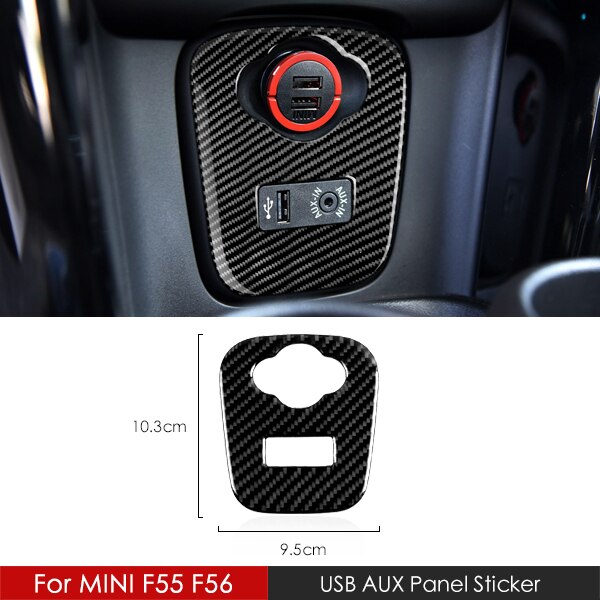 Para MINI Cooper F56 F55 F54 interior de fibra de ... – Vicedeal