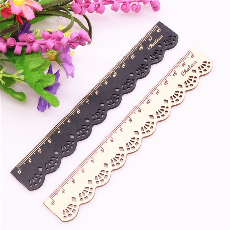 1 Pcs 15cm lace ruler wave small fresh cute sweet ... – Vicedeal