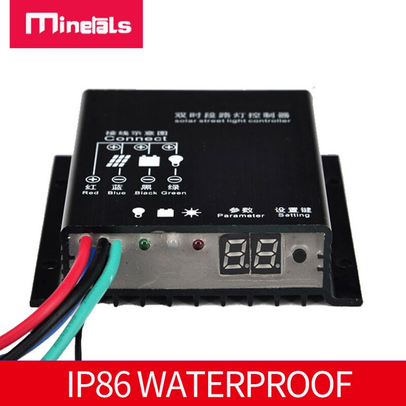 Contrôleur de Charge solaire PWM 12V 24V, régulate... – Grandado