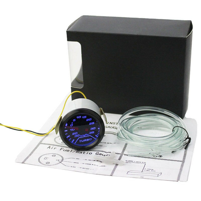 2 zoll 52mm Turbo Schub Messgerät Digital Blau LED... – Grandado