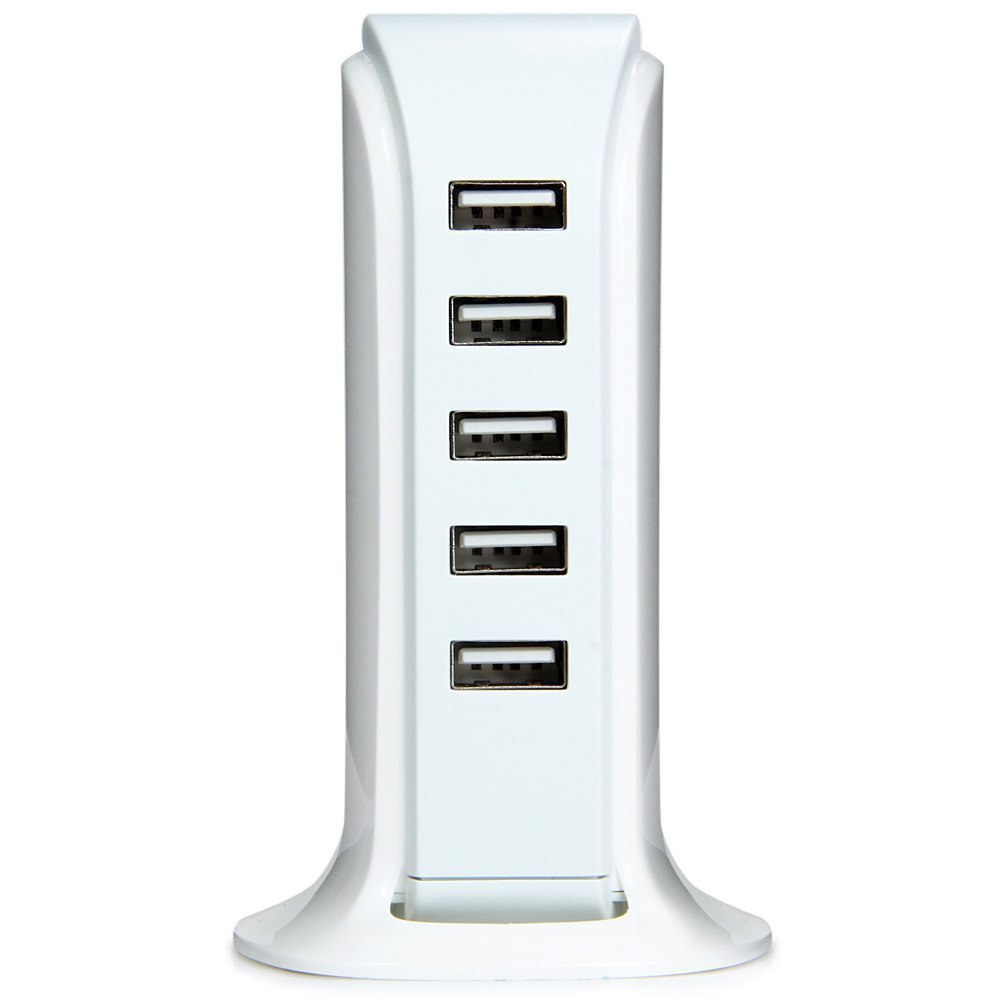 USB charger 5 ports 5V vertical plug multi functio... – Grandado