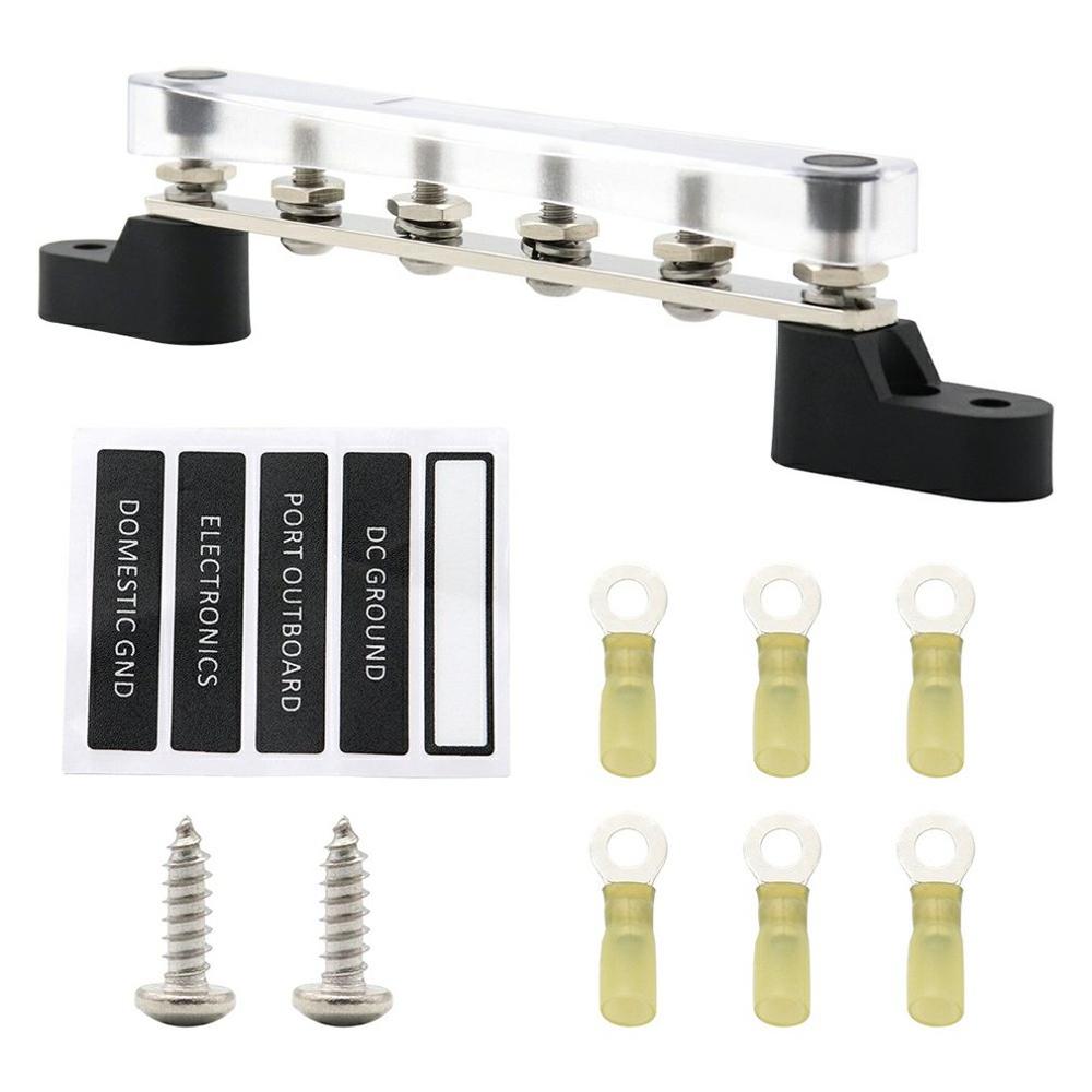 6-position M6 Single Busbar Straight Row With Tran... – Grandado