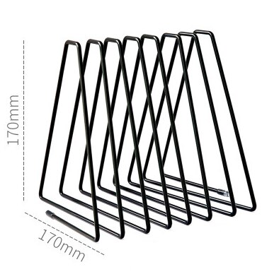 Nordic Triangle Simple Wrought Iron Desktop Storag... – Vicedeal