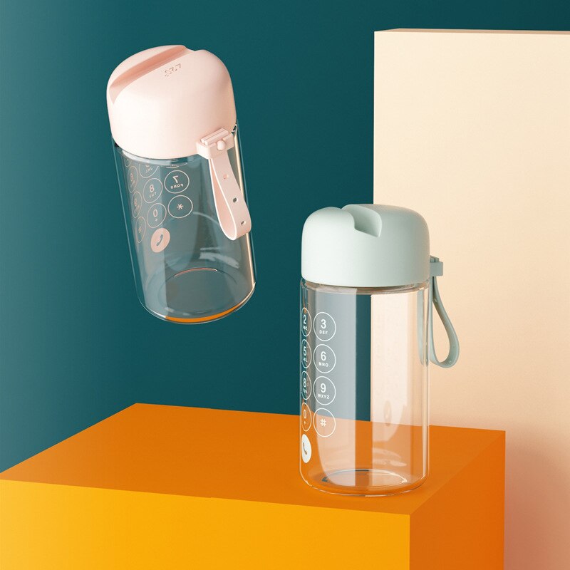 Mini Cute Water Bottle Brand Glass Water Bottle Mu... – Grandado