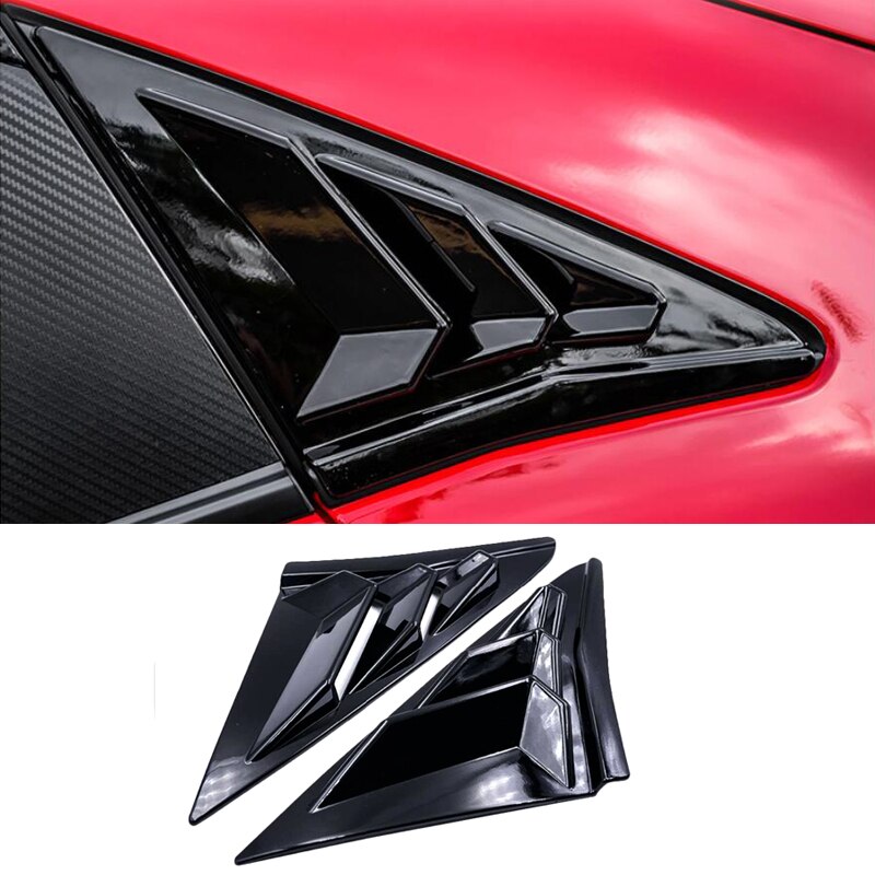Rear Side Window Vent Louver Cover For Honda Civic... – Grandado