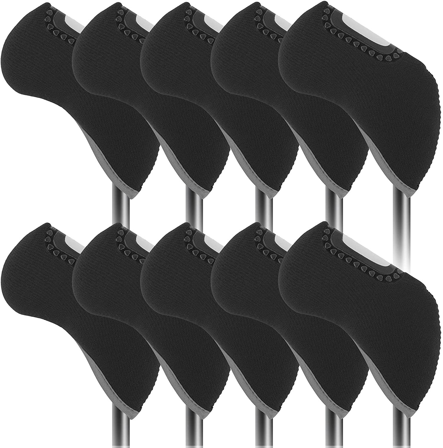 10pcs Golf Iron Head Covers Neoprene Golf Club Pro... – Grandado