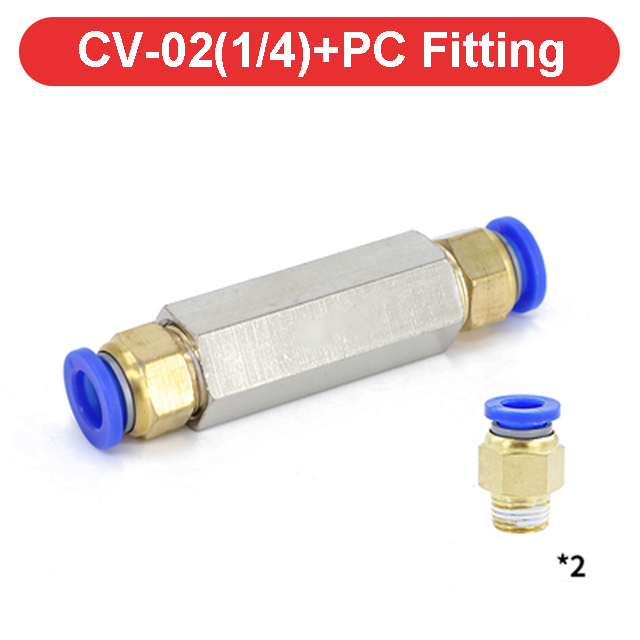 Brass Pneumatic Check Valve Full Port One Way Non-... – Grandado