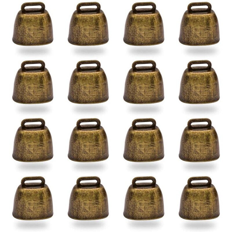16PCS Vintage Style Metal Cow Bell, Animal Anti-Lo... – Grandado