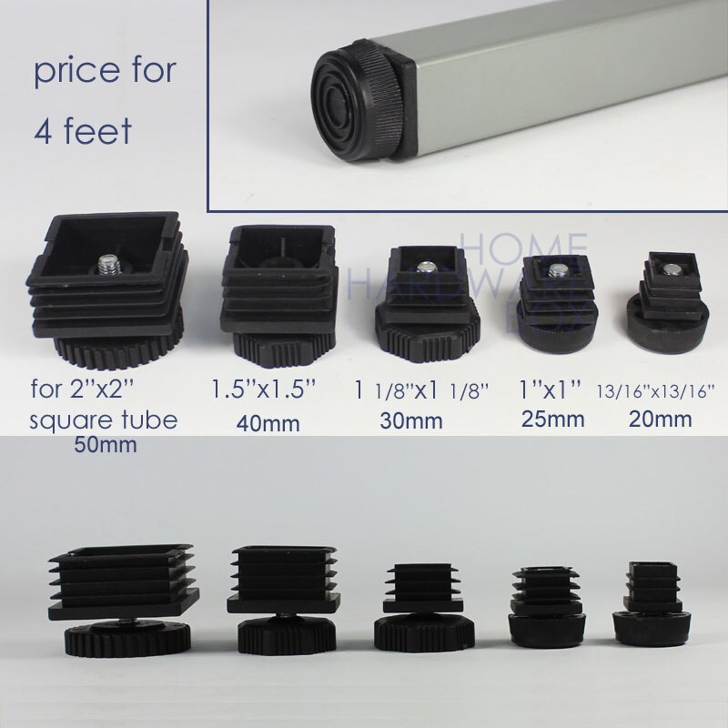 20mm adjustable rack stand raised leg leveling gli... – Grandado