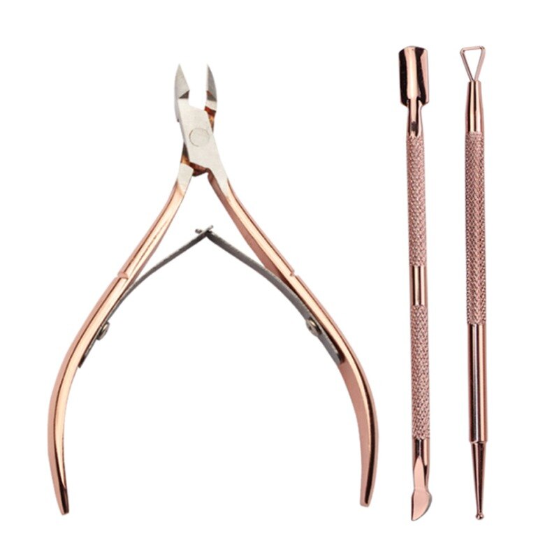 Nail Cuticle Pusher Tweezer Cutter Nipper Clipper ... – Vicedeal