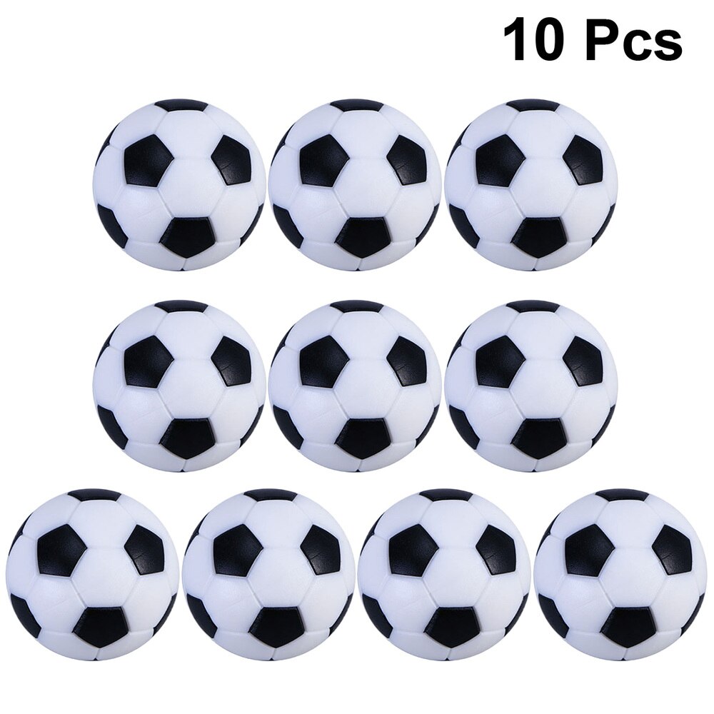 8pcs Black and White Football Table Soccer Footbal... – Grandado