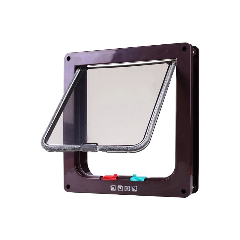 Flap Door 4 Way Security Lock Flap Door for Dog Ca... – Grandado