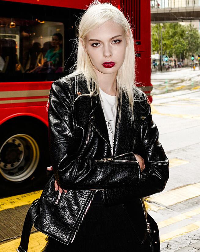 Autumn Leather Jacket Women Green Short Motorcycle... – Grandado