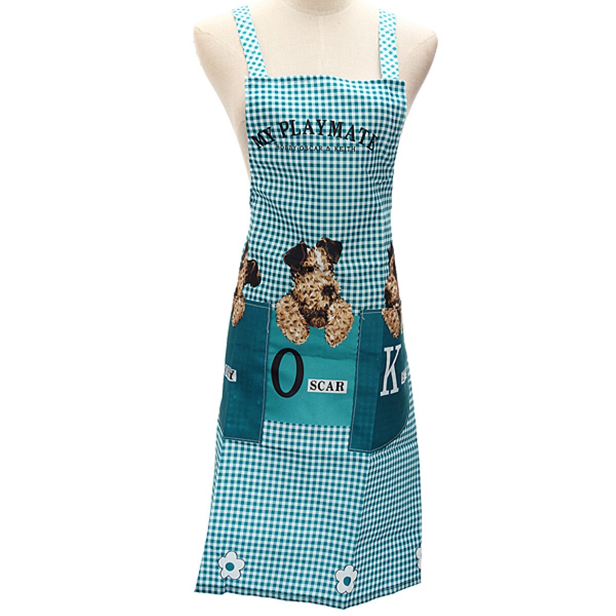 Leuke Hond Print Schort Waterdicht Mouwloze Pocket... – Grandado