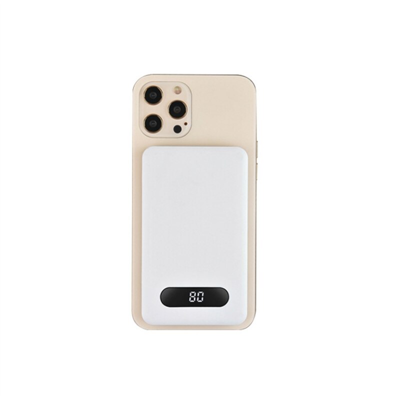 5000mAh Magnetic Wireless Chargers Power Bank For ... – Vicedeal