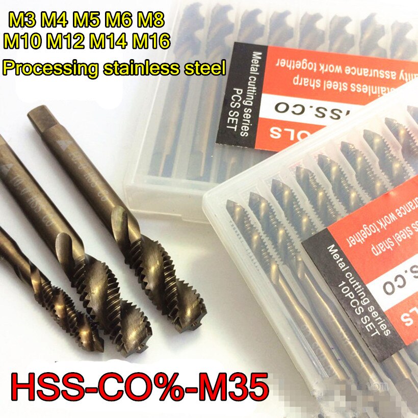 M3 M4 M5 M6 M8 M10 M12 M14 M16 HSS-CO5 % M35 Die K... – Grandado