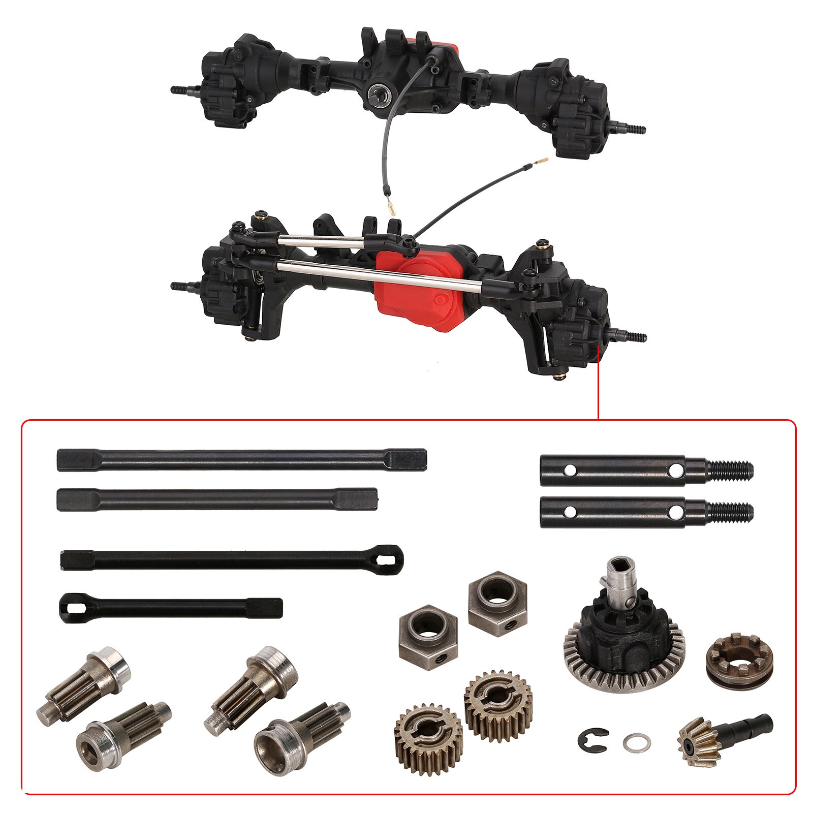 INJORA Metal CVD Dogbone Axle Shaft Differential G... – Grandado