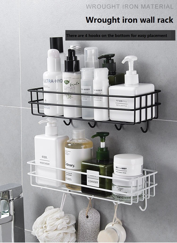 Wall-mounted toilet wall rack multifunctional bath... – Vicedeal