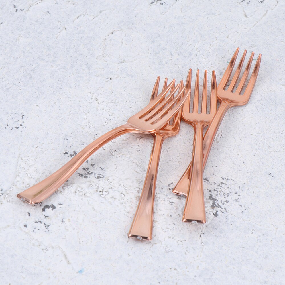 24pcs Disposable Mini Forks Fruit Dessert Pudding ... – Grandado