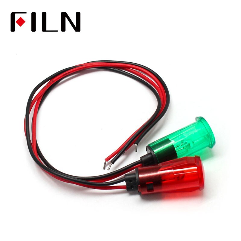 FILN 13mm 12v 250V plastic indicator light with 20... – Grandado
