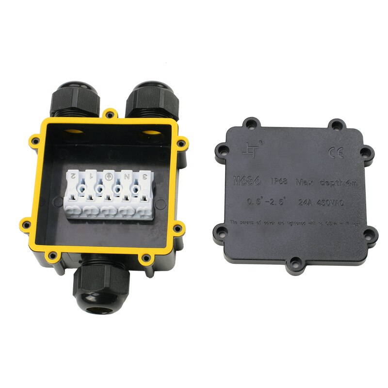 Wasserdicht Junction Box IP68 4-8mm 8-12mm 10-14mm... – Vicedeal