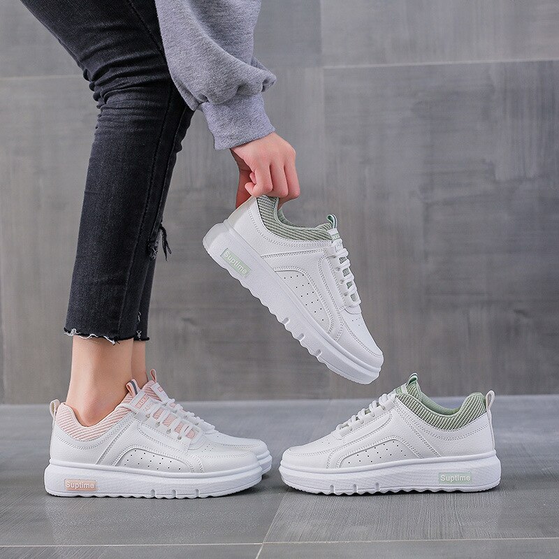 Korean versatile thick soled small white shoes for... – Grandado