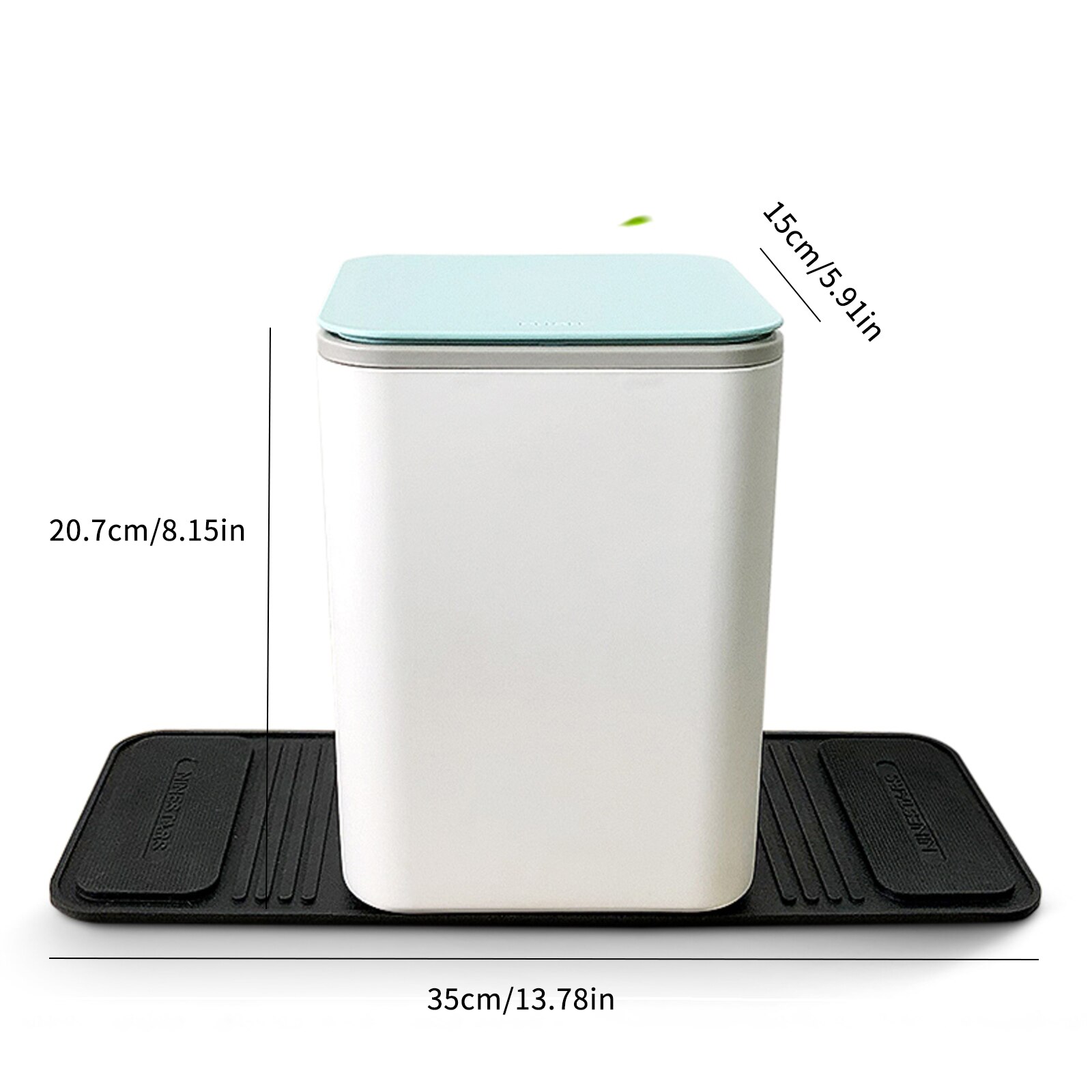 3L Waste Container Trash Cabinet Trash Bin Can Bin... – Grandado