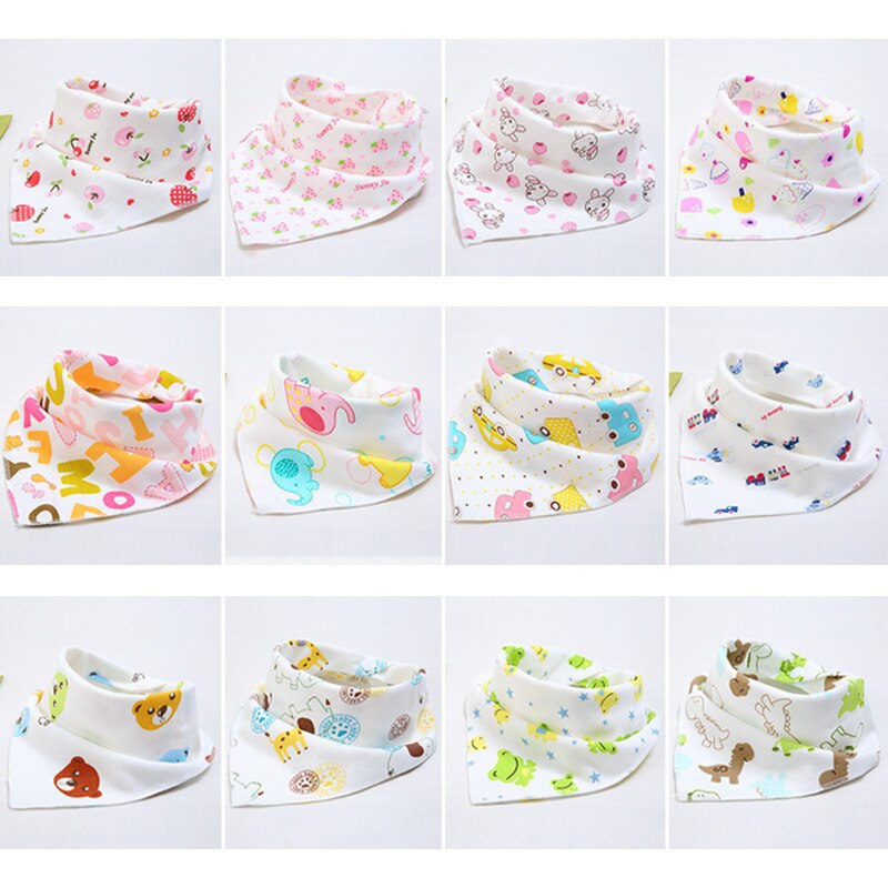 Lovely Flower Style Baby Bibs Rotating double snap... – Grandado