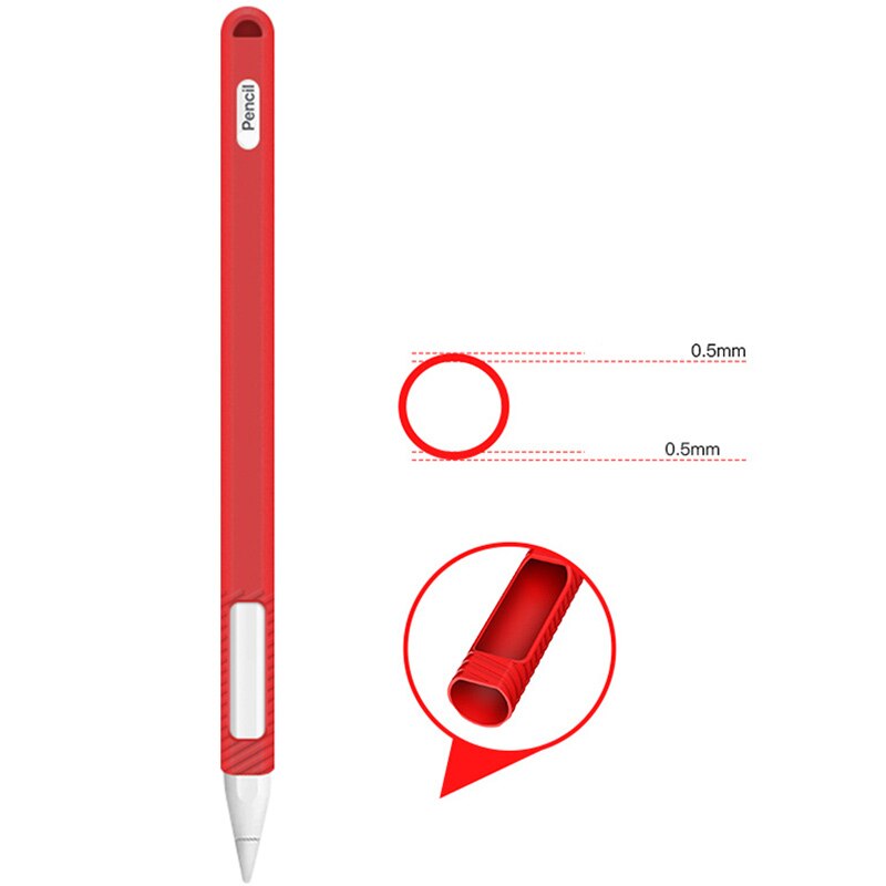 Voor Apple Potlood 2 Case Kleurrijke Zachte Silico... – Grandado