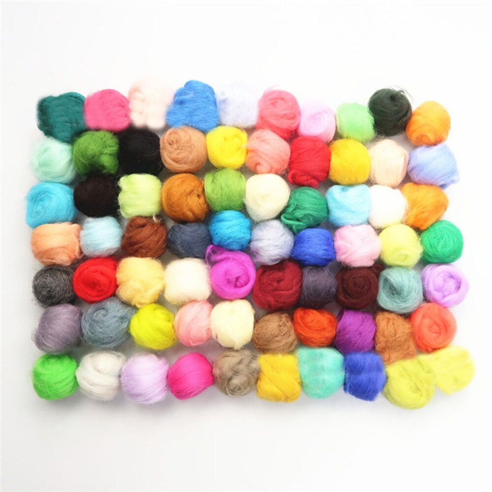 40 Colors 5g Merino Felting Wool Tops Colorful Woo... – Grandado