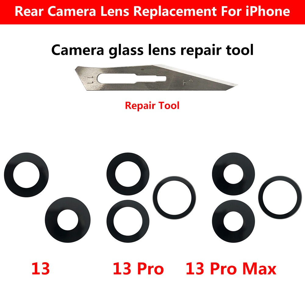 2Pcs/Lot，Camera Glass Lens Replacement Parts For I... – Grandado