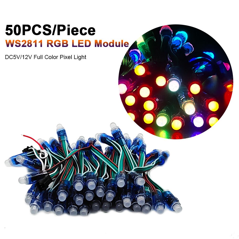 50 Stks/partij WS2811 Ic Rgb Pixel Led Module Full... – Vicedeal