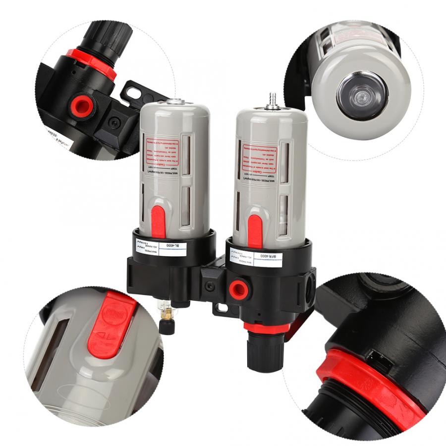 PT1/2 Air Pressure Compressor Filter Gauge Trap Oi... – Vicedeal