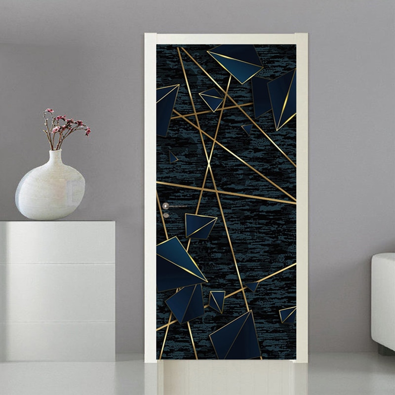 PVC Self-Adhesive Waterproof Door Sticker Modern A... – Vicedeal