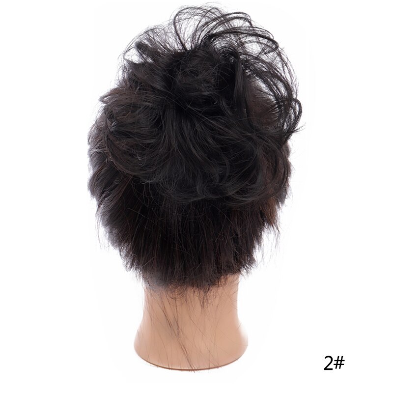 DIANQI Synthetic Chignon With Rubber Band Brown Bl... – Grandado