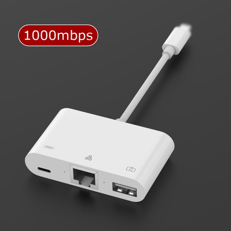 Otg Ethernet Usb Adapter Voor Lightning Naar RJ45 ... – Grandado