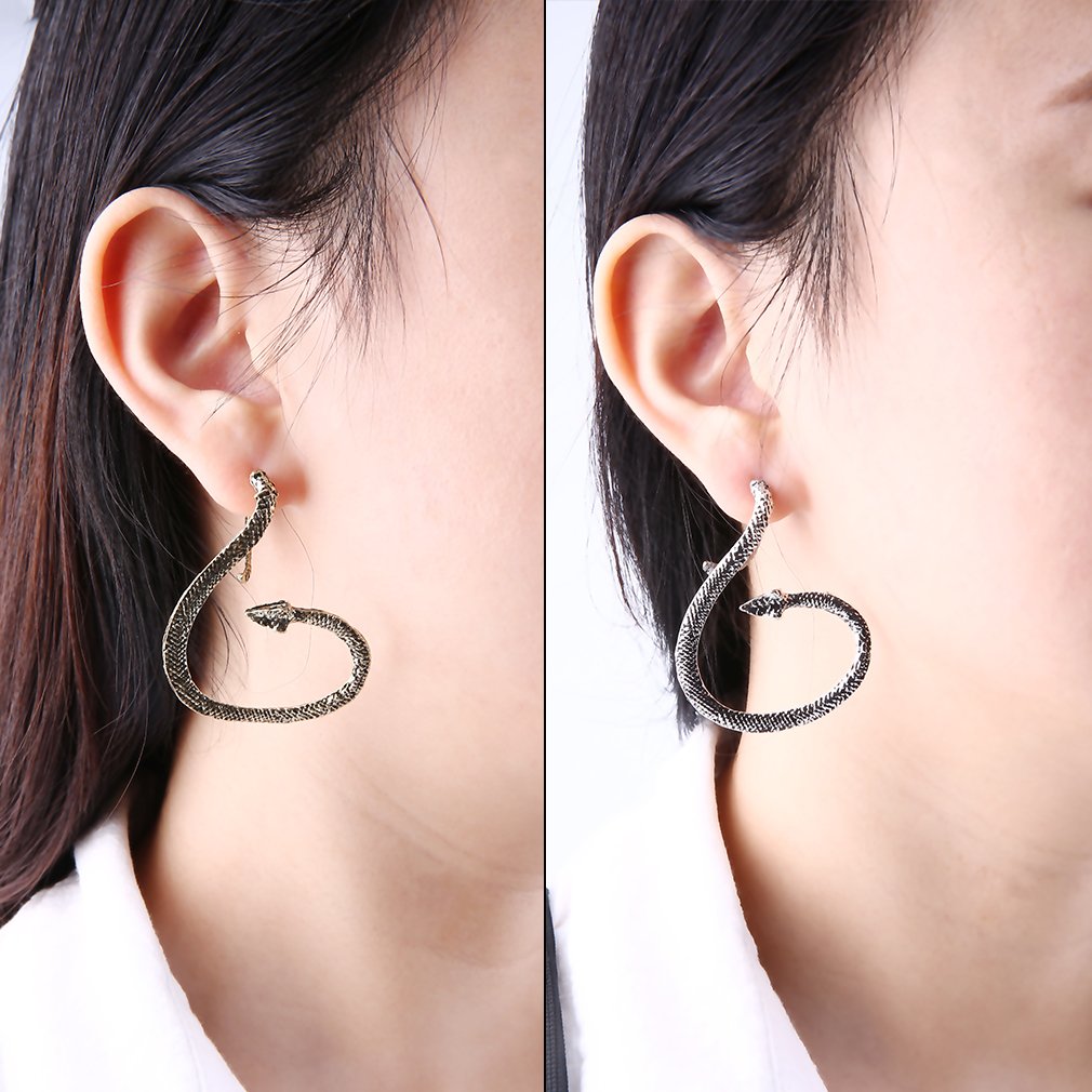 Big 1 Piece Cool Snake Ear Cuff Clip Wrap Lure Stu... – Grandado