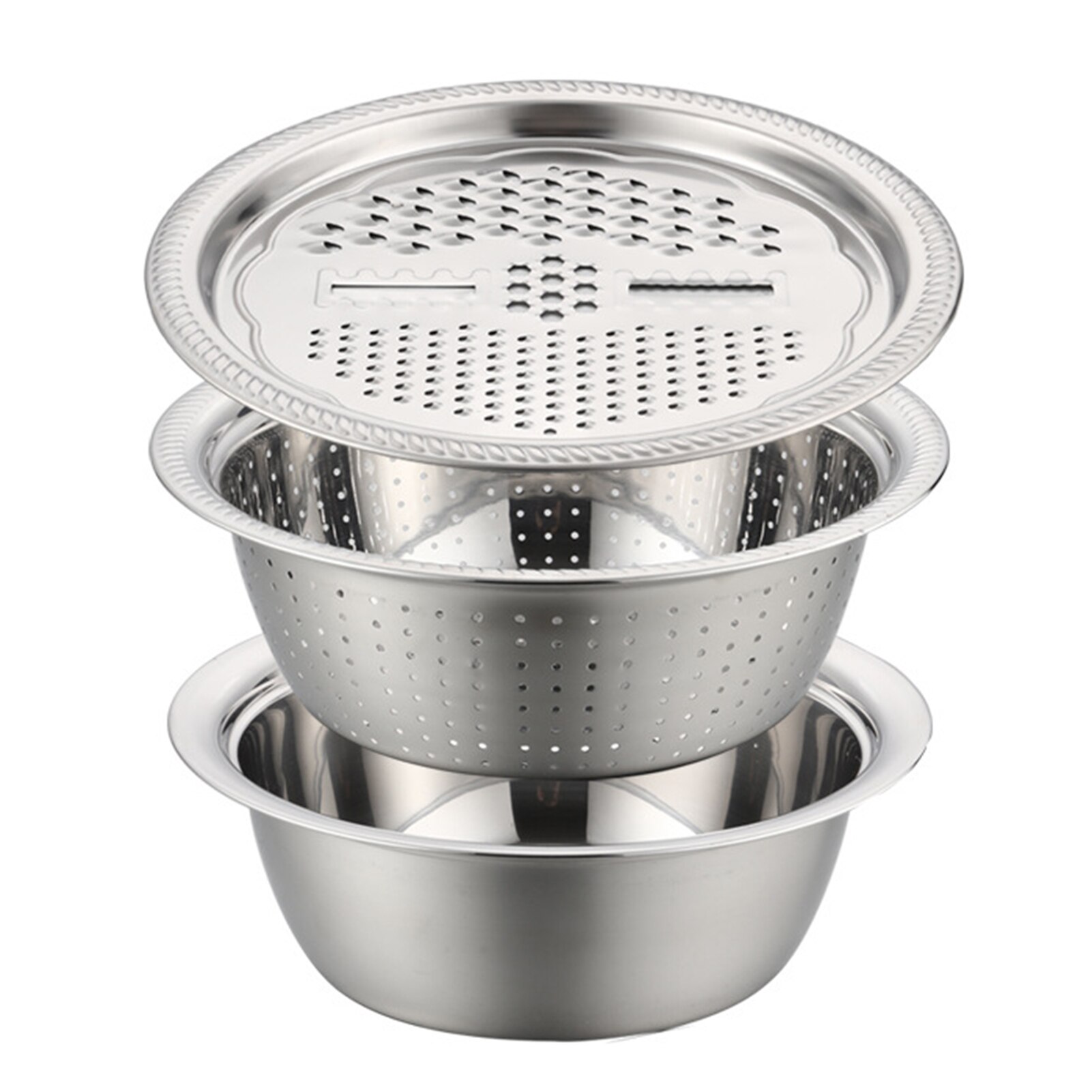 Kitchen Basin Thicken Stainless Steel Basin 3 in 1... – Vicedeal