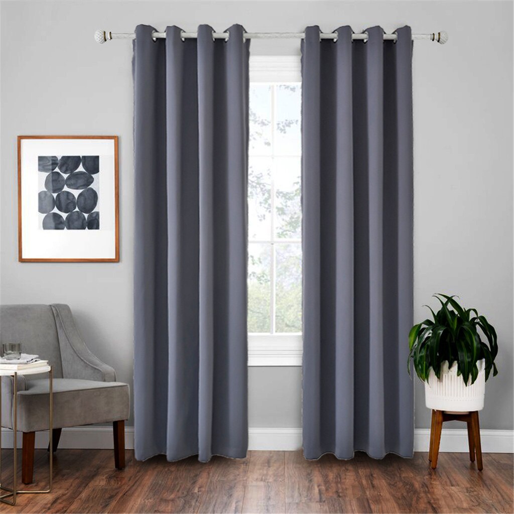 Home Decoratie 2Pc Verduisterende Doek Isolatie Go... – Vicedeal