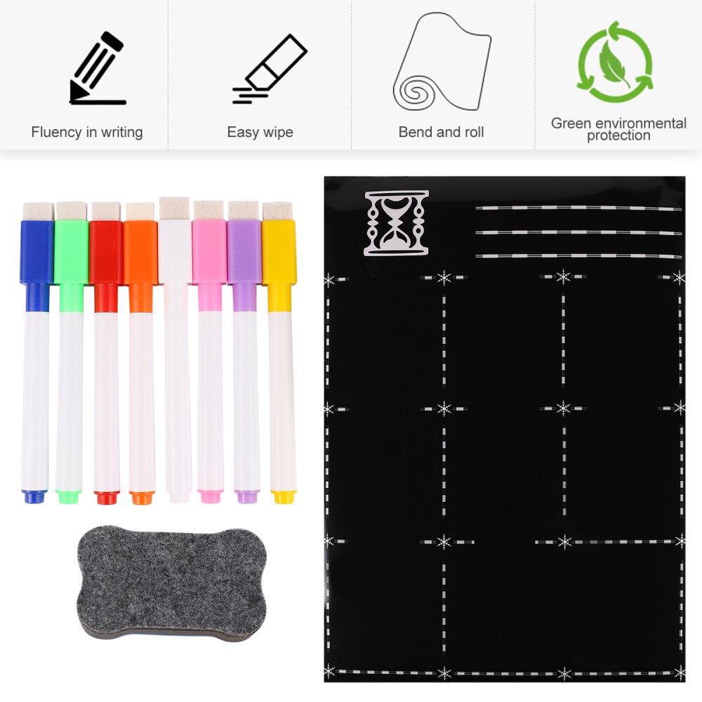 1 Set Schedule Board Message Board Magnetic Plan S... – Grandado