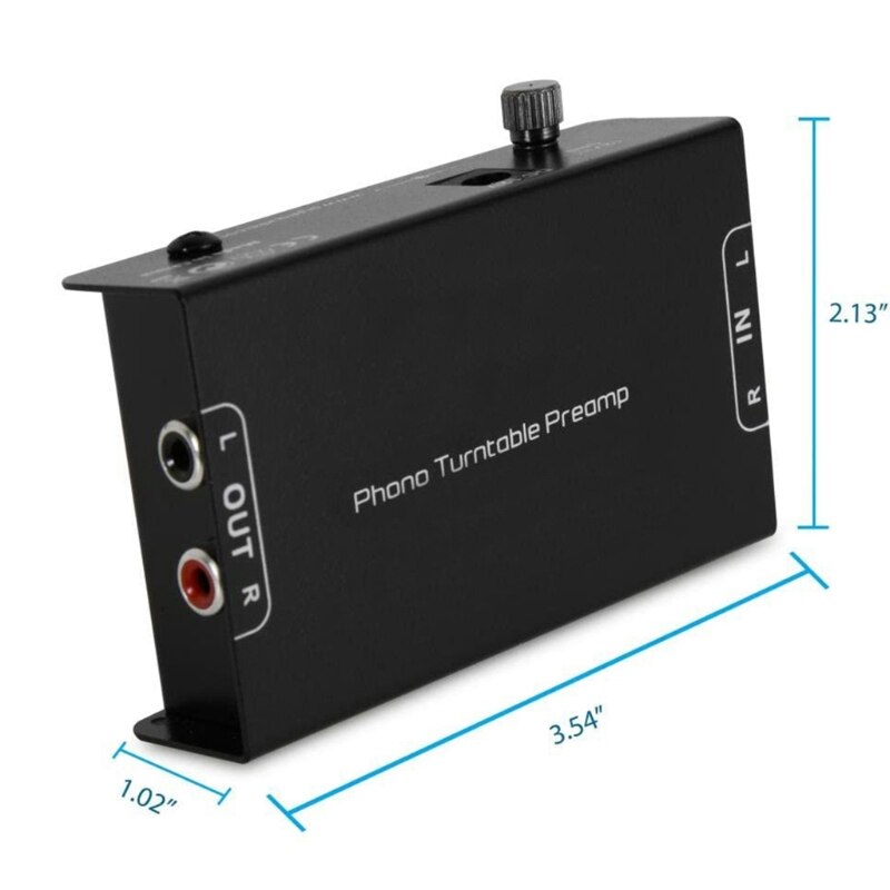 PP900 Ultra-Compact Phono Preamp Preamplifier RCA ... – Grandado