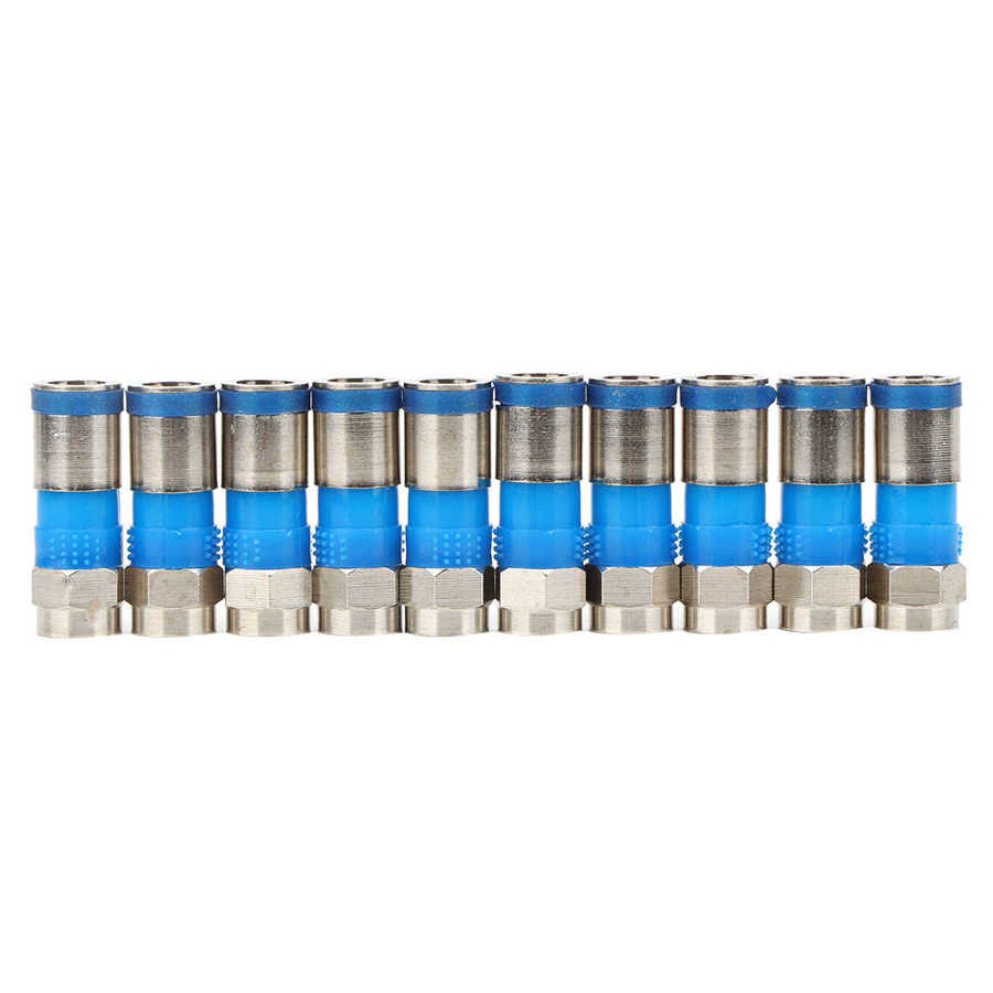 10pcs RG6 Coaxial Compression F Connector Adapter ... – Grandado