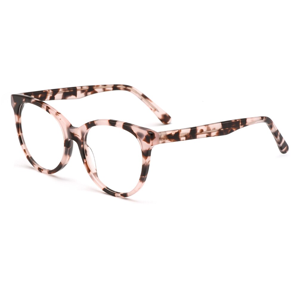 Acetate Cat Eye Style Women Glasses Frame Tortoise... – Grandado